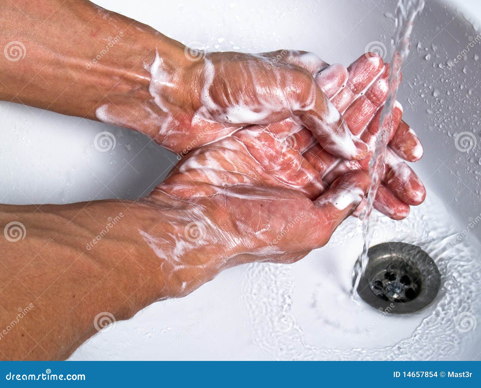 Washing soapy hands stock photo. Image of cleanliness - 14657854