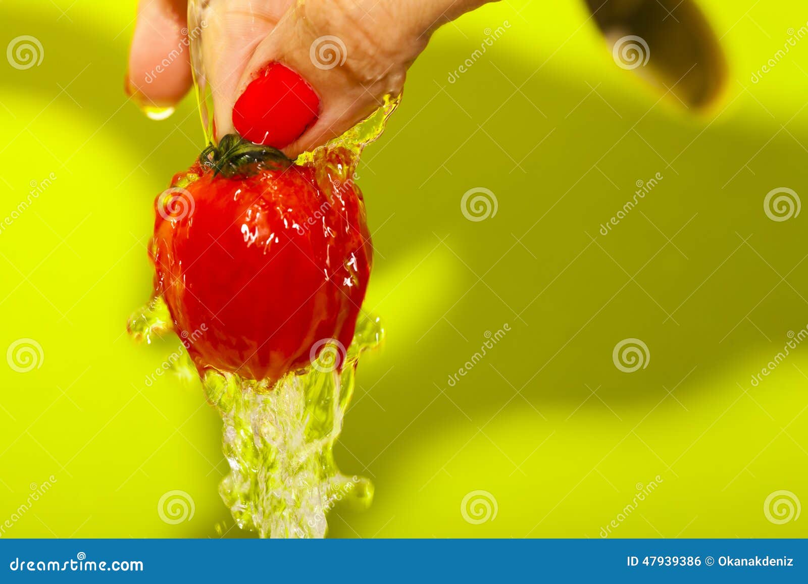 Washing Tomato stock photo. Image of hygiene, fresh, drop - 47939386