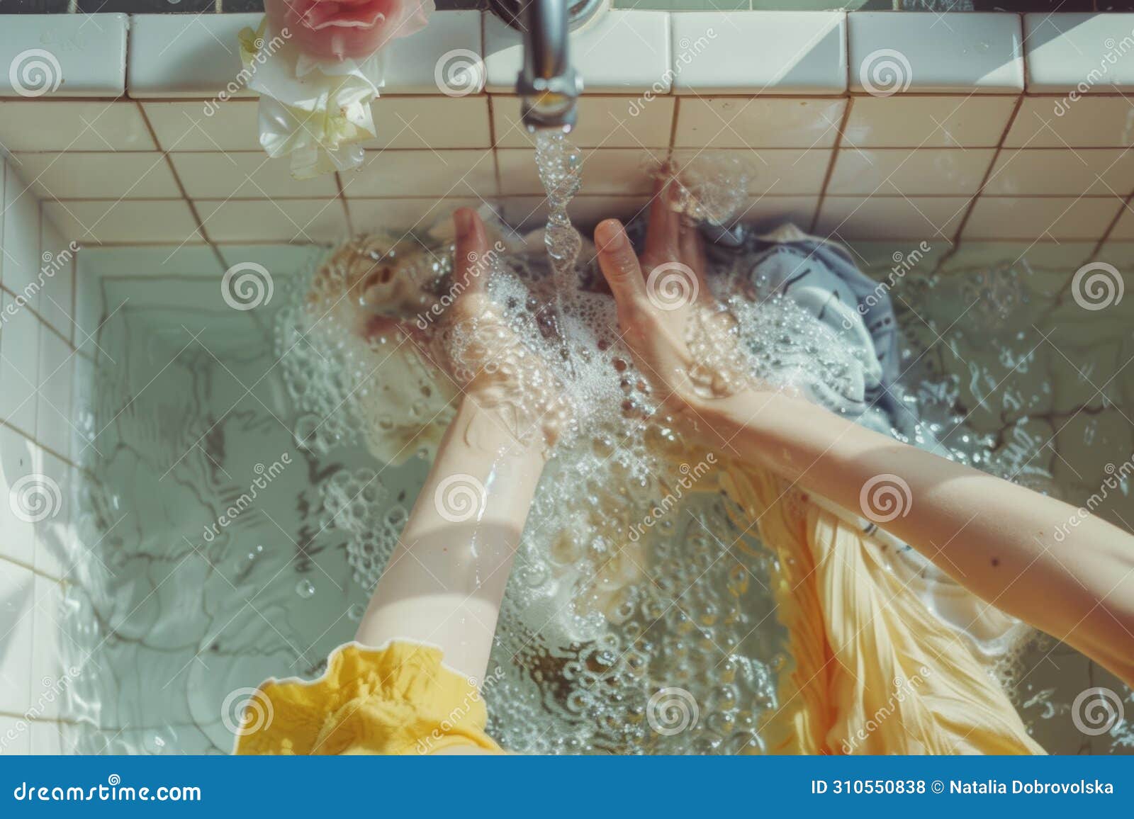 Washing Up of Clothes Concept,aesthetic View Stock Photo - Image of ...