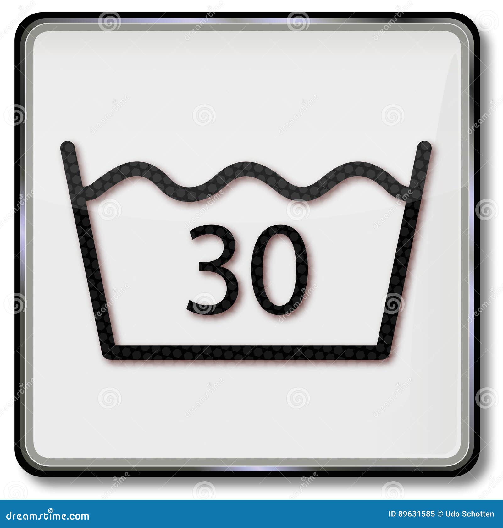 Washing only Up To 30 Degrees Stock Vector - Illustration of fling ...