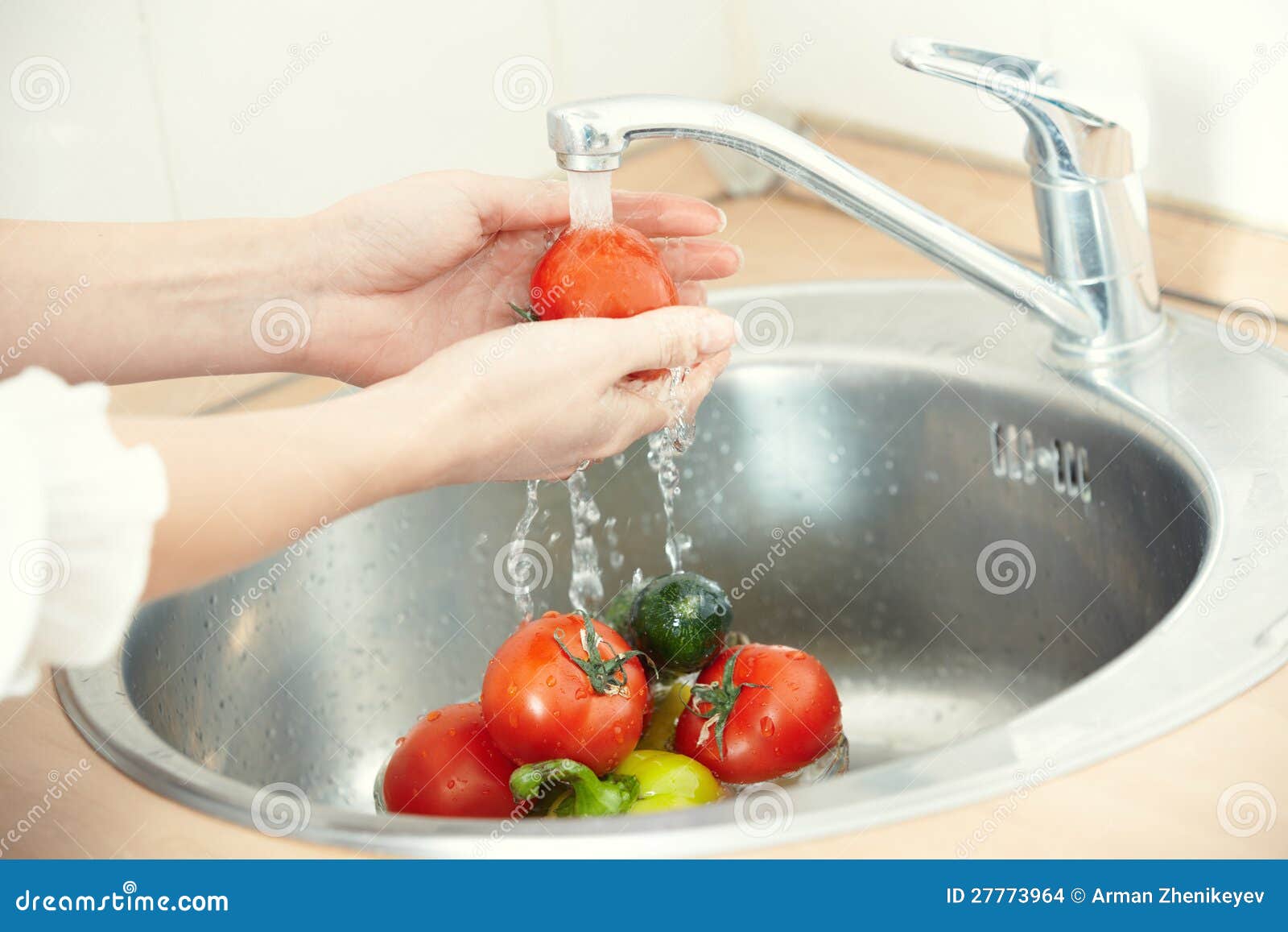 Washing vegetables stock photo. Image of nourishment - 27773964