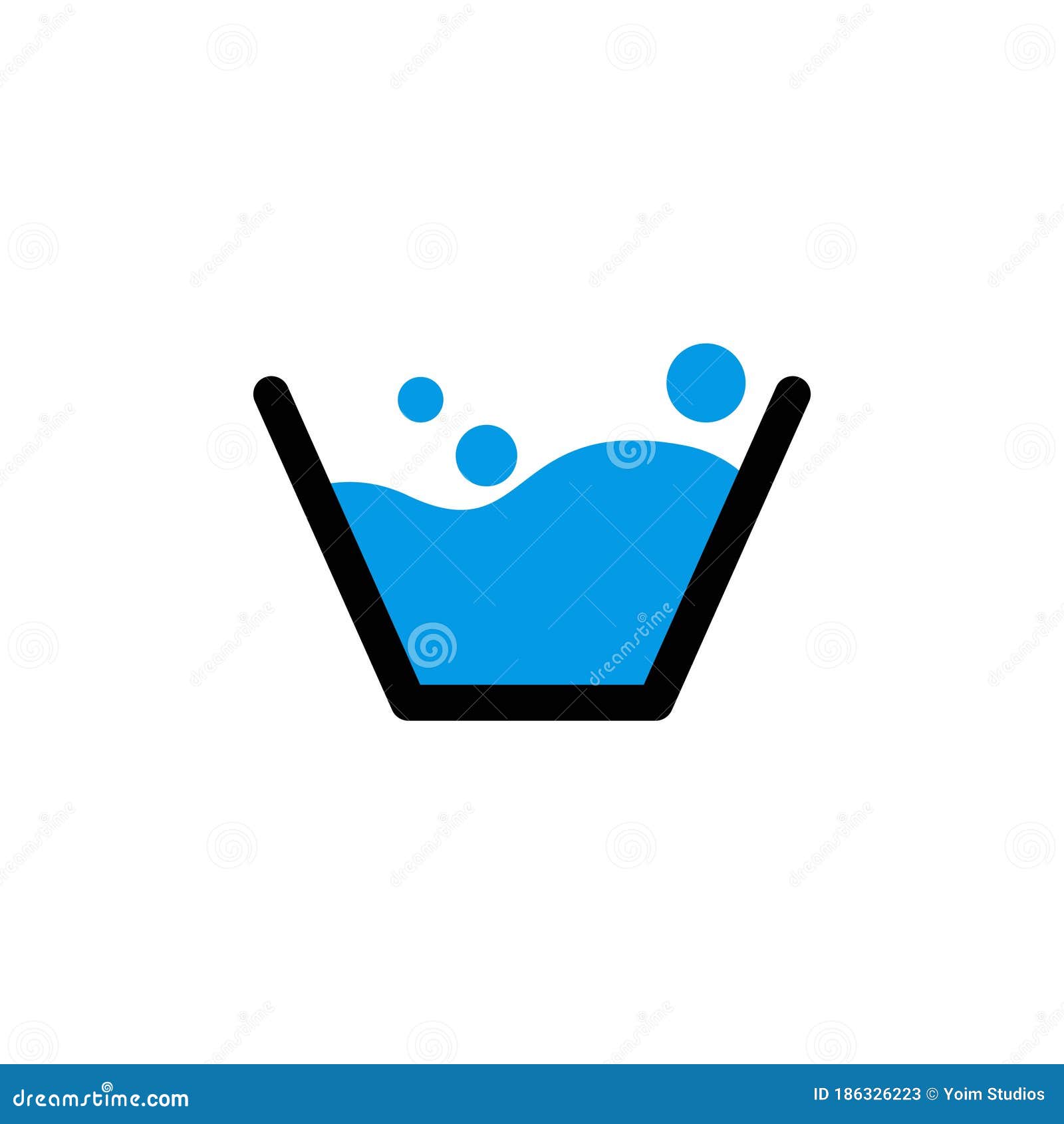 Washing Water Vector Design Template Illustration Stock Vector ...