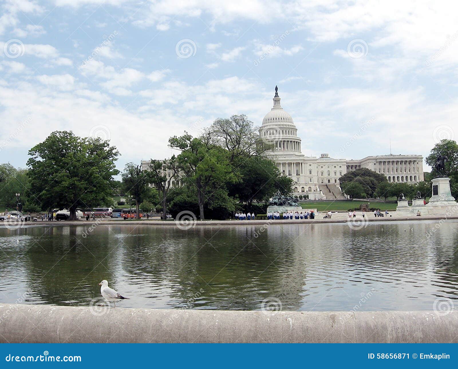 Washington Capitol Reflecting Pool 2007 Stock Image - Image of ...