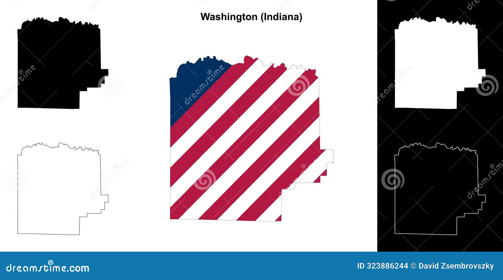 Washington outline map stock vector. Illustration of area - 323886244