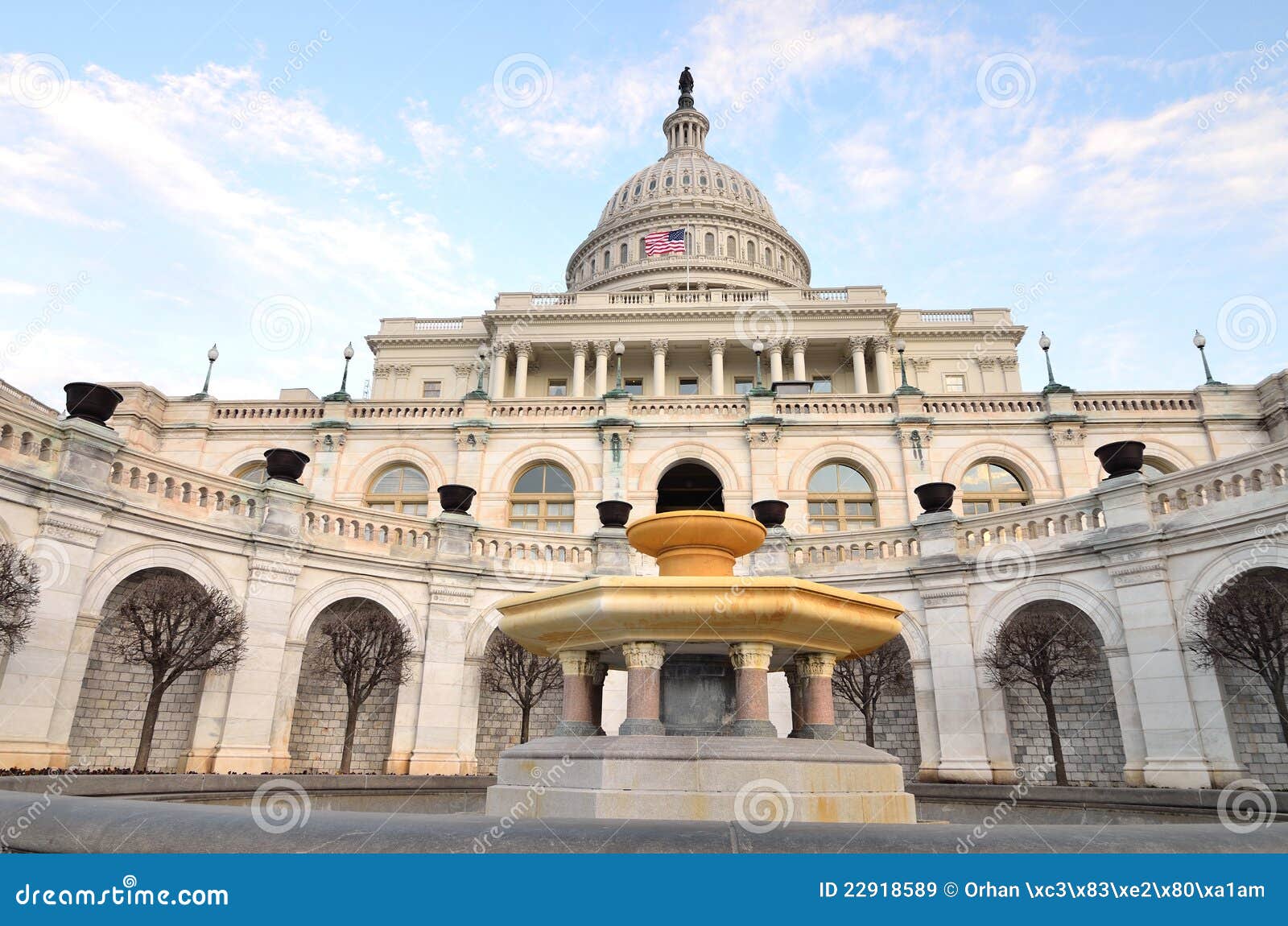 Washington DC,Capitol Building Facade View Stock Image - Image of ...