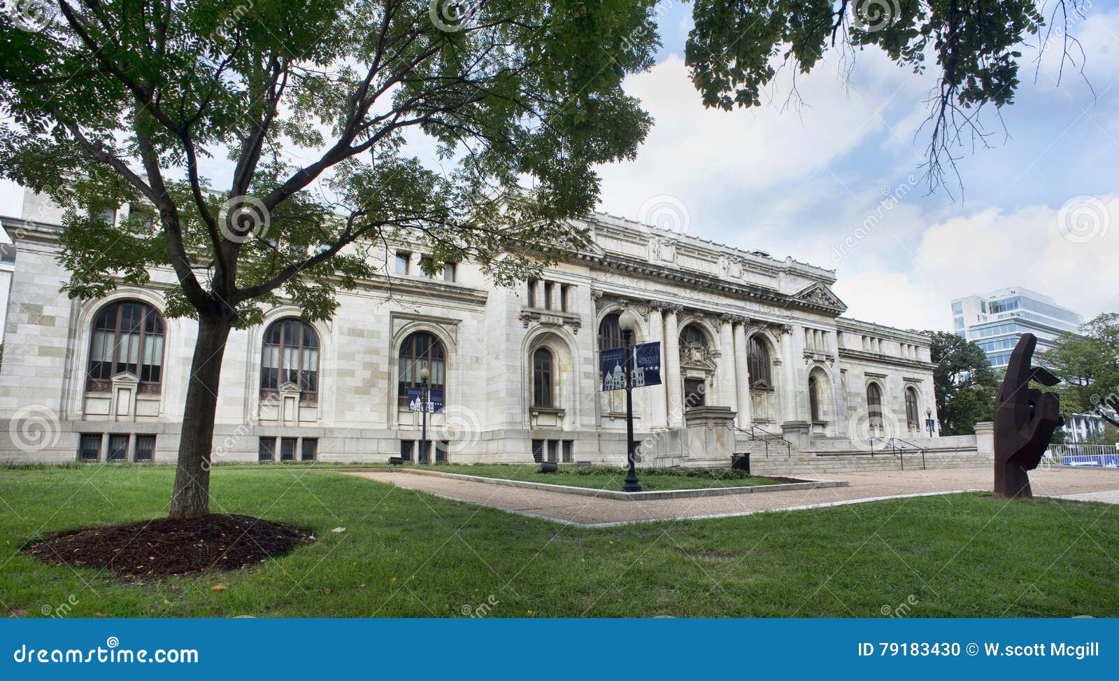 Washington DC Carnegie Libary. Editorial Image - Image of vernon ...
