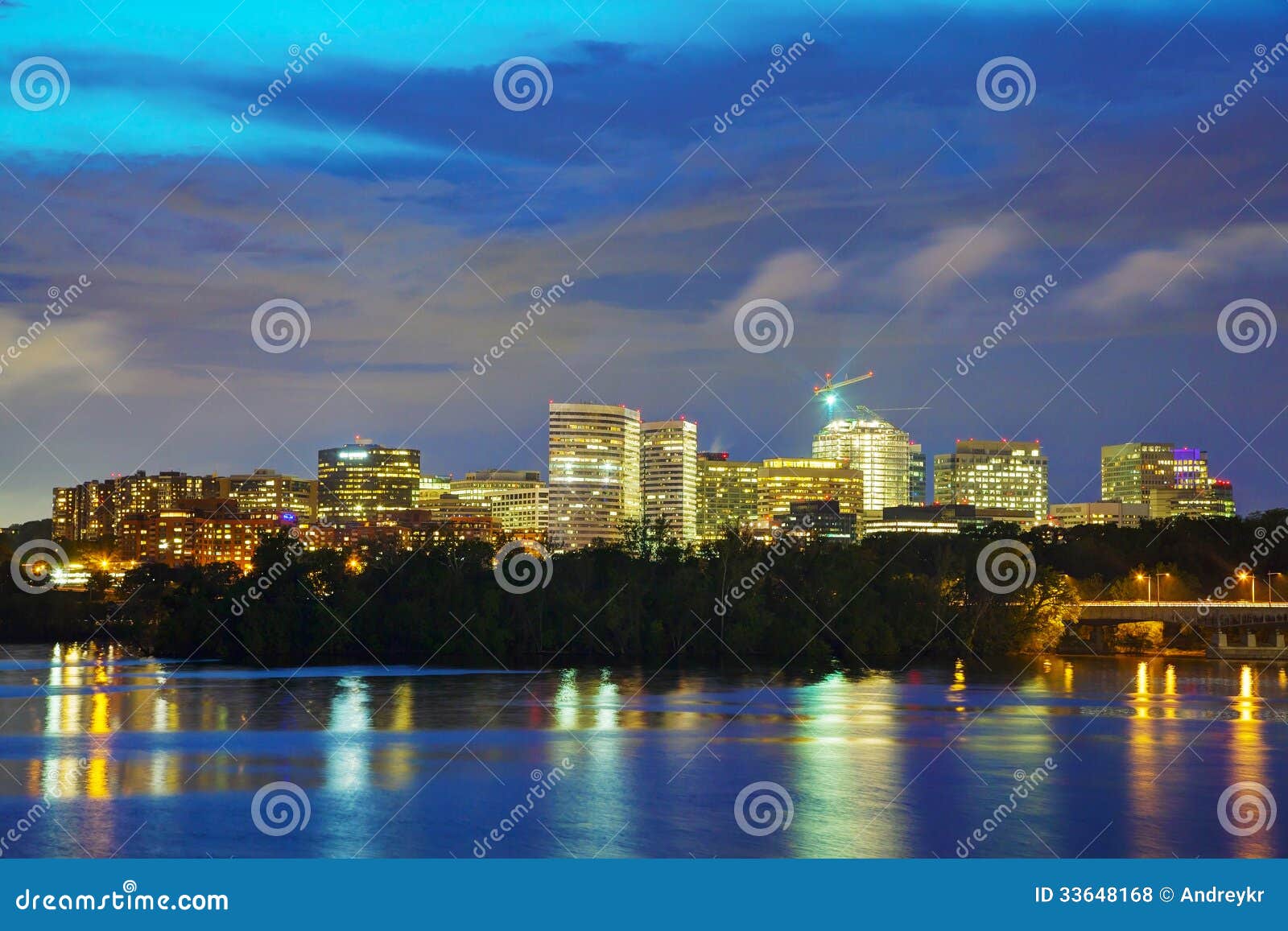 Washington, DC cityscape stock photo. Image of arlington - 33648168