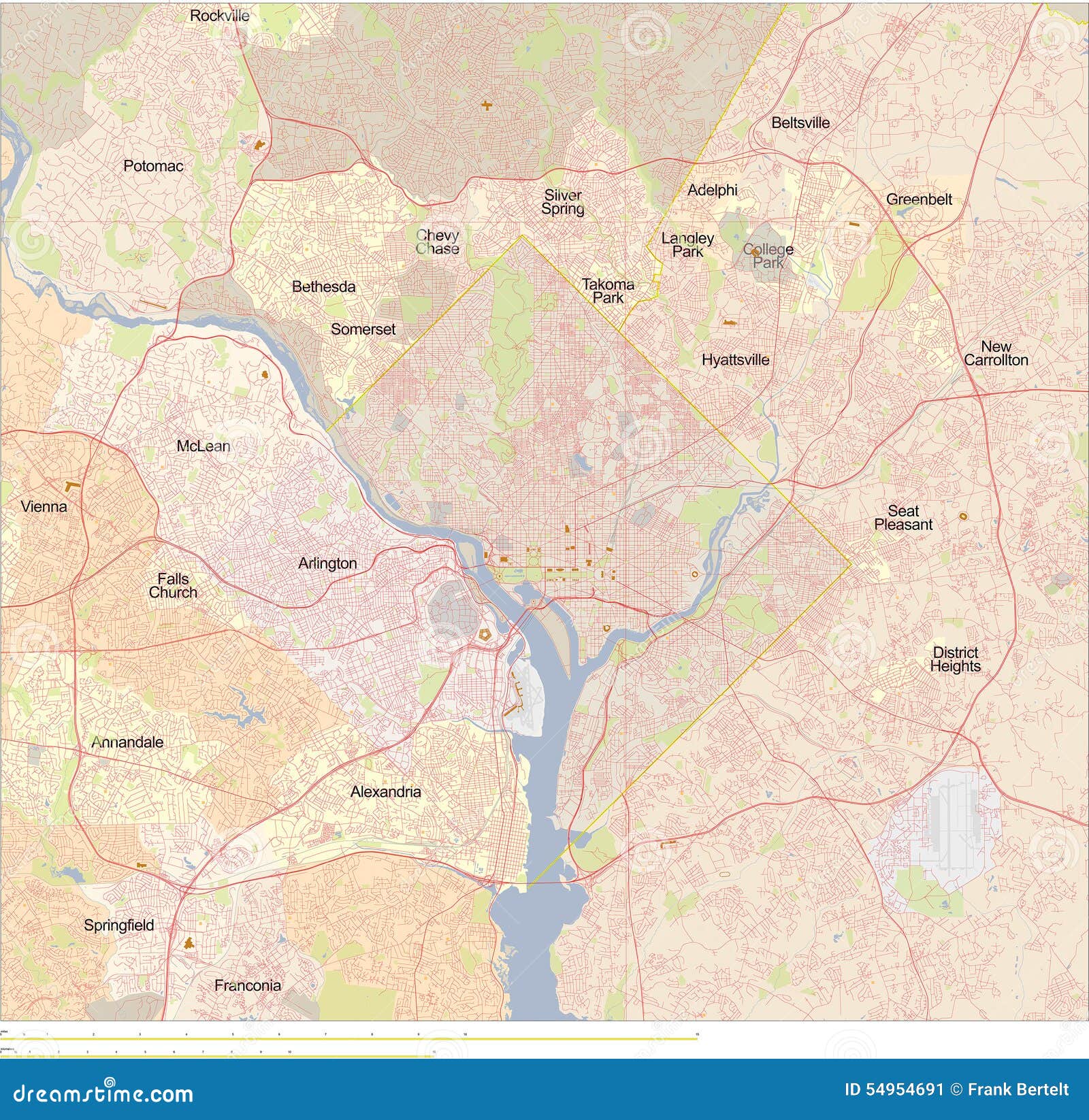 Washington Dc Zip Code Map - Map