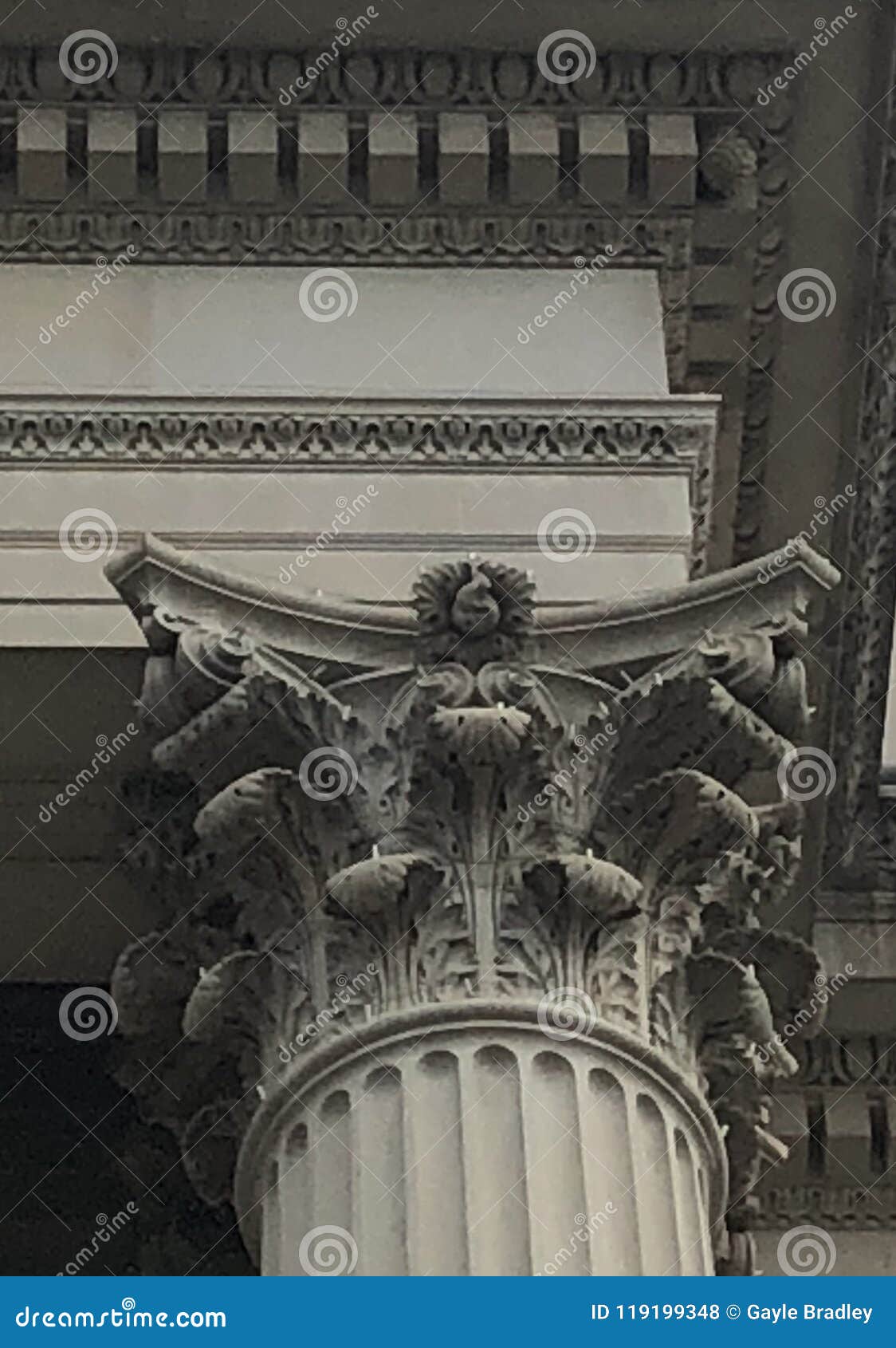 Pillar in DC stock photo. Image of pillar, archives - 119199348