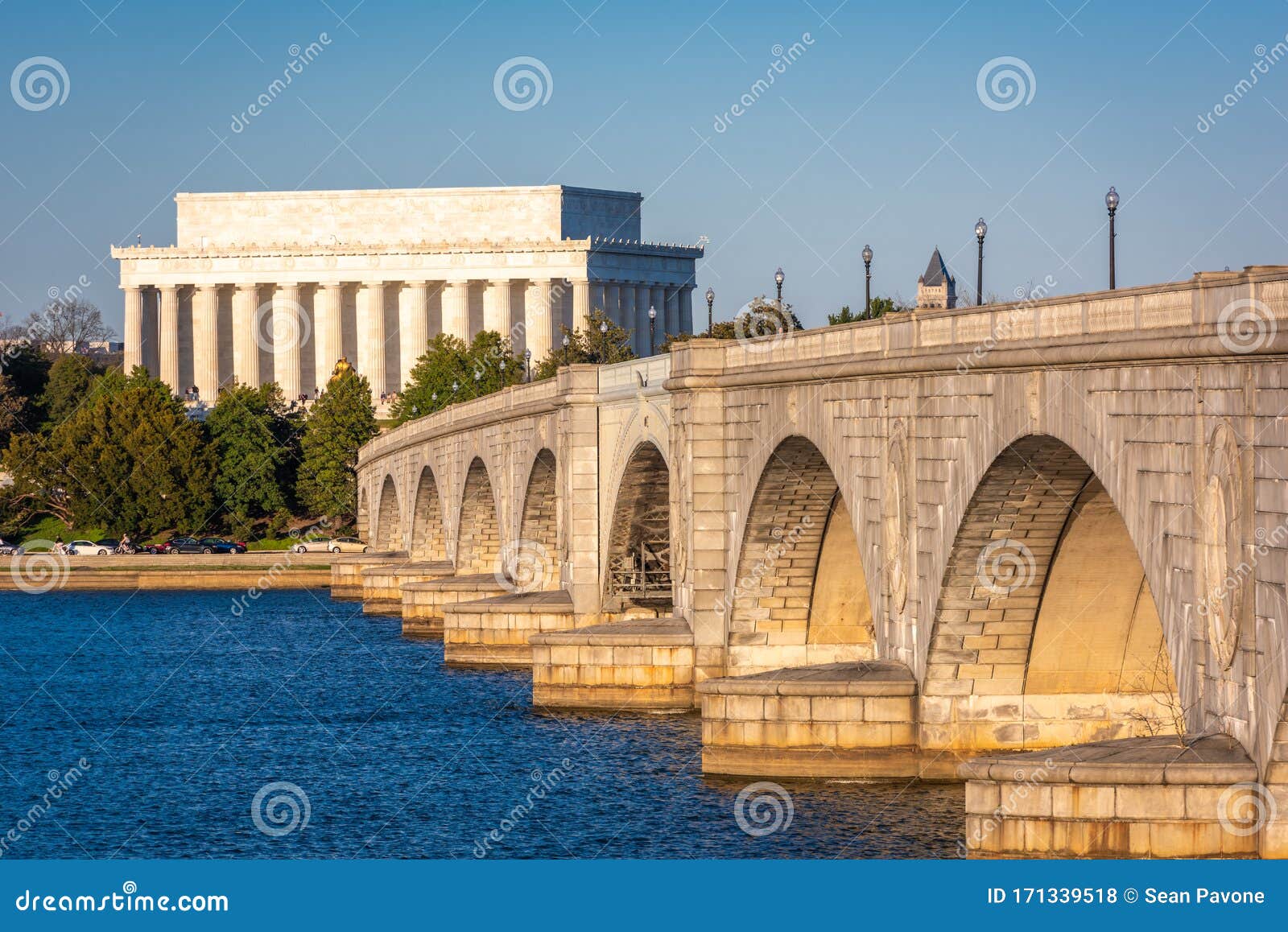 Washington Dc No Rio Potomac Foto de Stock - Imagem de estrada, avenida ...