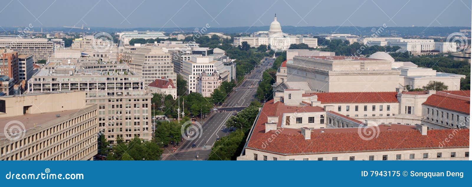 Washington DC Panorama stock image. Image of washington - 7943175