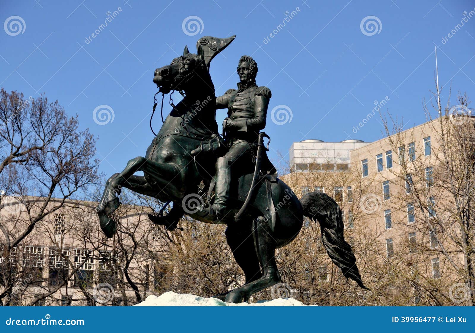 Washington, DC: Reiterstatue Von Andrew Jackson Stockbild - Bild von ...