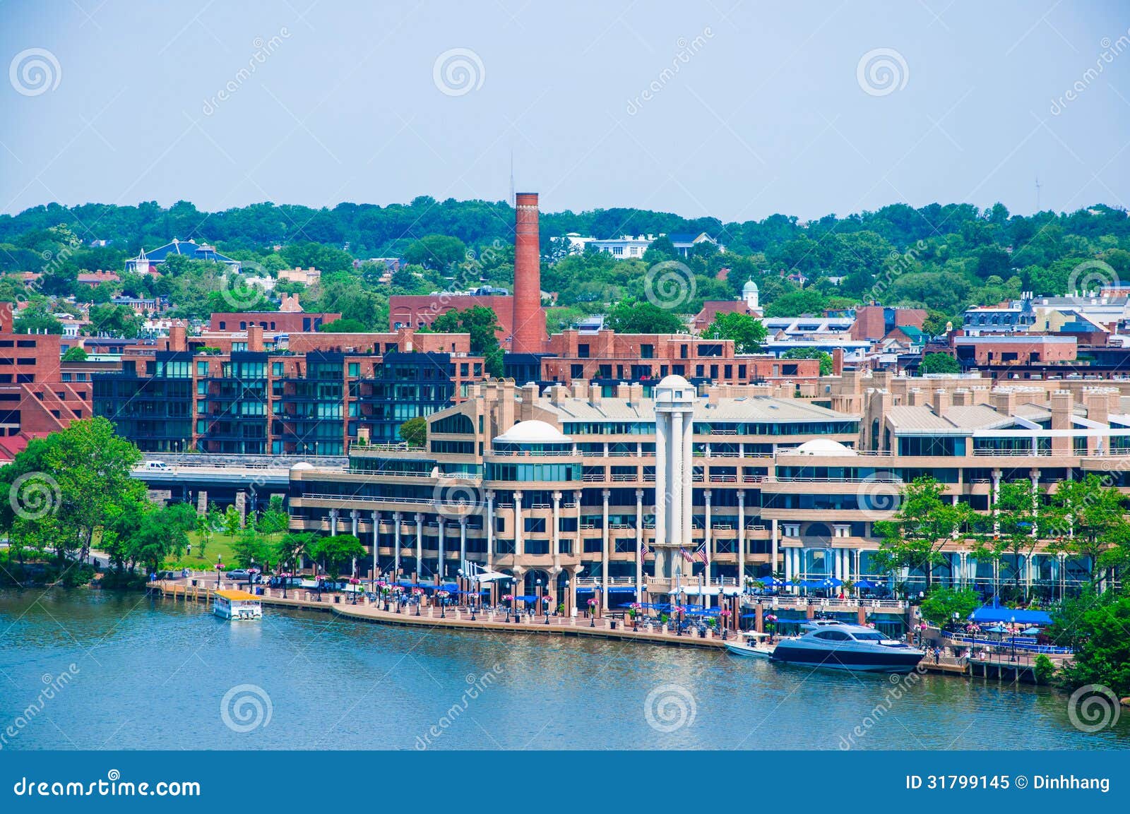 Washington DC by the river stock image. Image of architecture - 31799145