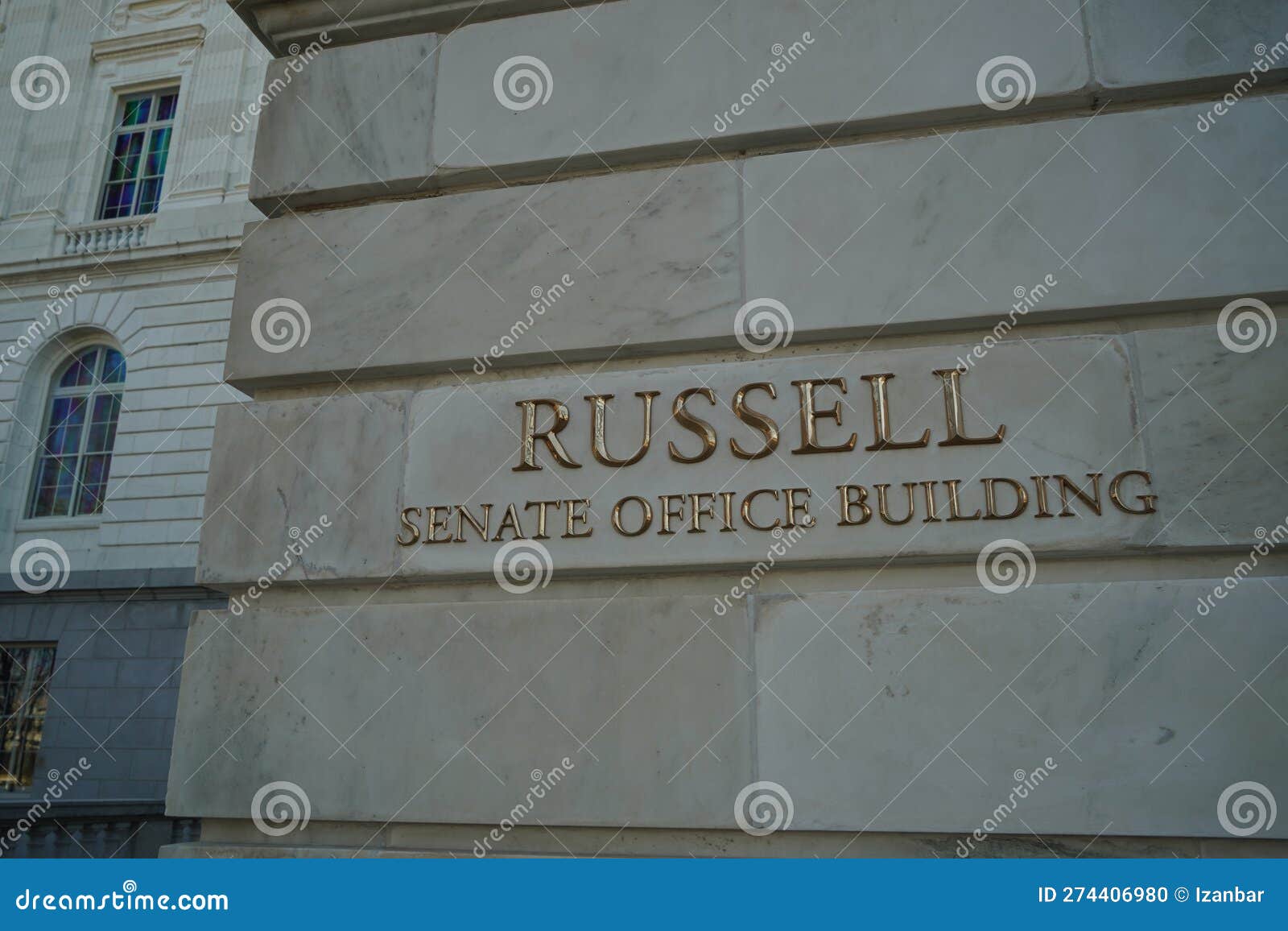 Washington Dc Russel Building Stock Photo - Image of columbia ...