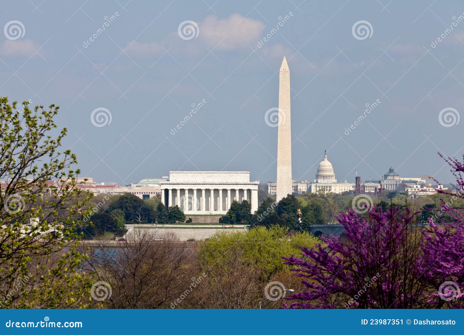 Washington DC Skyline Royalty-Free Stock Photography | CartoonDealer ...