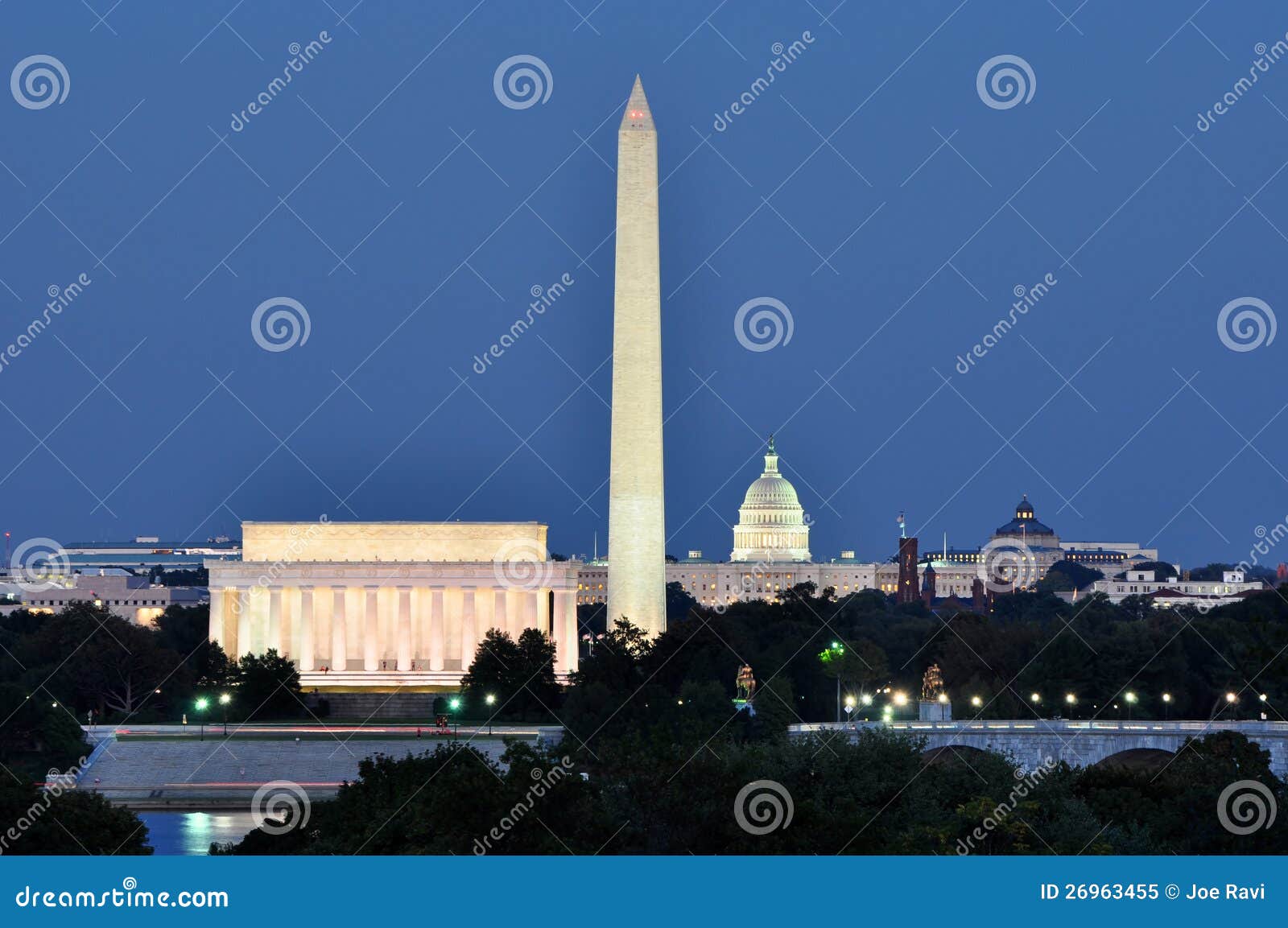 Washington DC Skyline Royalty-Free Stock Photography | CartoonDealer ...