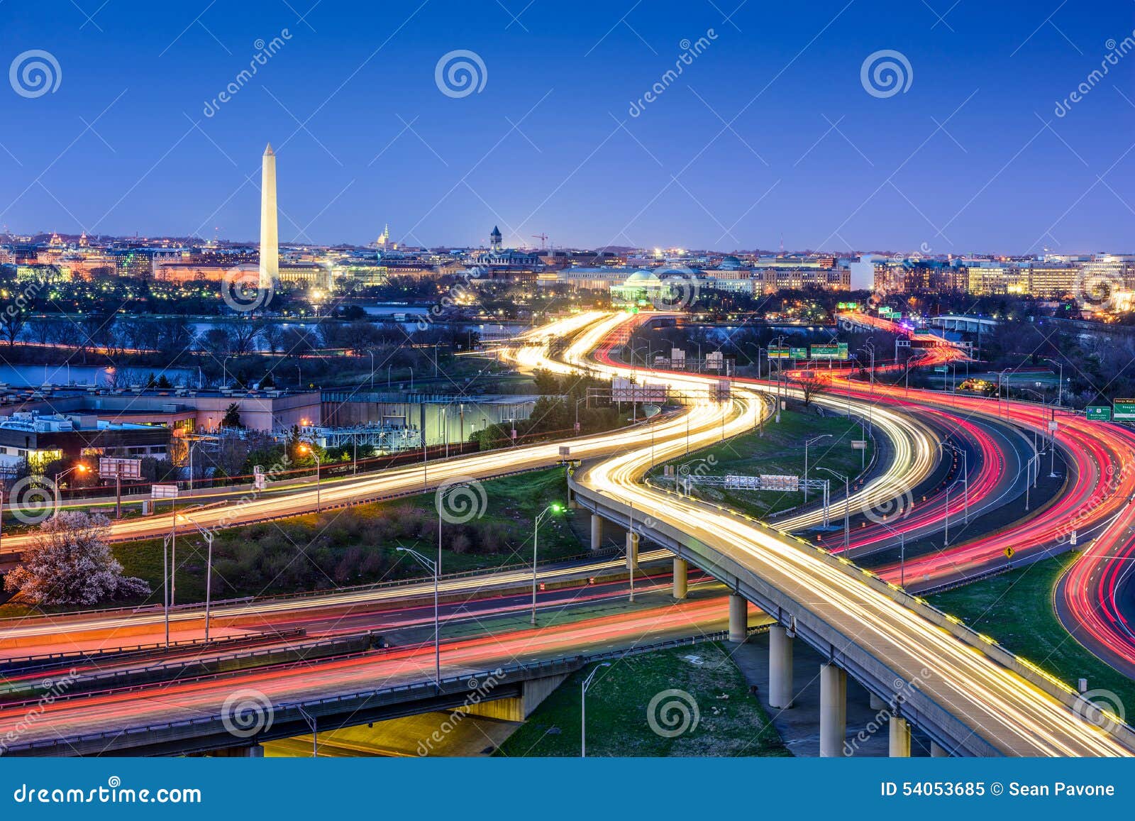 Washington, DC Skyline stock image. Image of national - 54053685