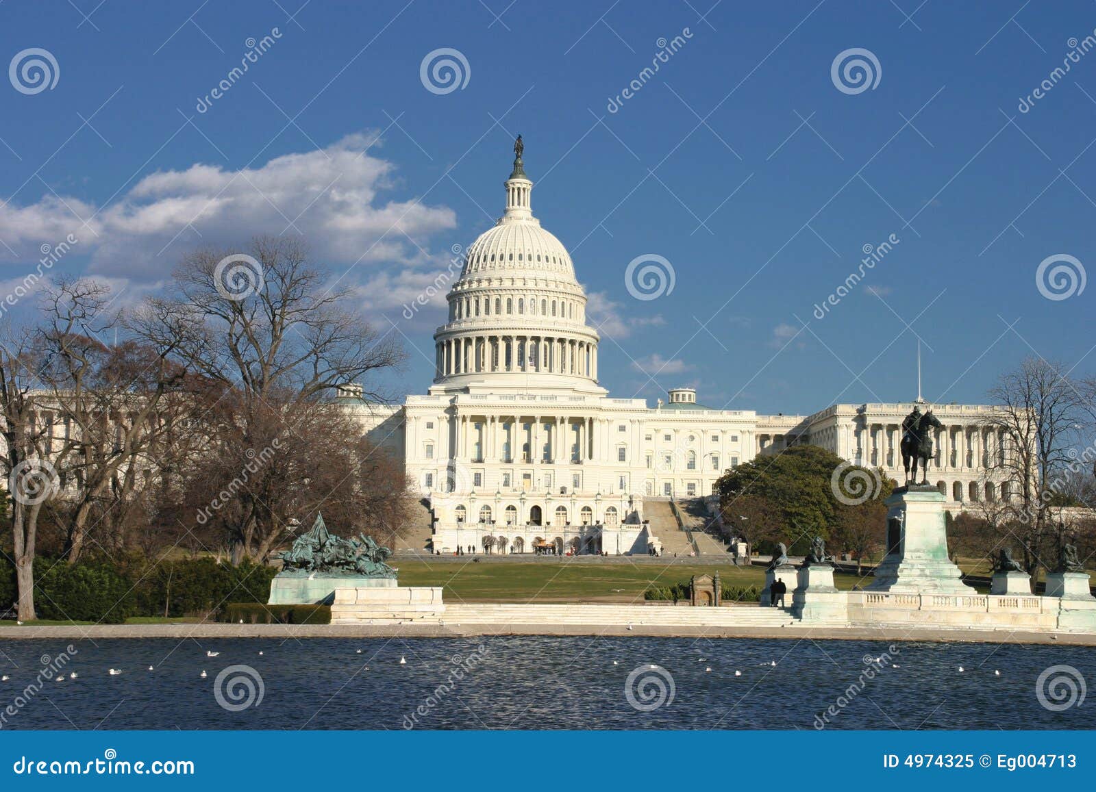 Washington DC, US Capitol Building Stock Image - Image of patriotic ...