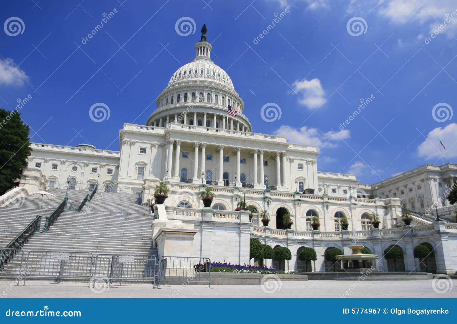 Washington DC, US Capitol Building Stock Image - Image of architecture ...