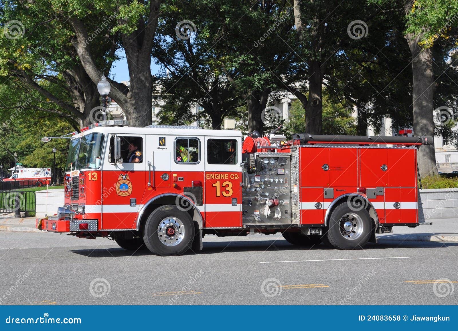 Washington Fire Truck editorial stock photo. Image of washington - 24083658