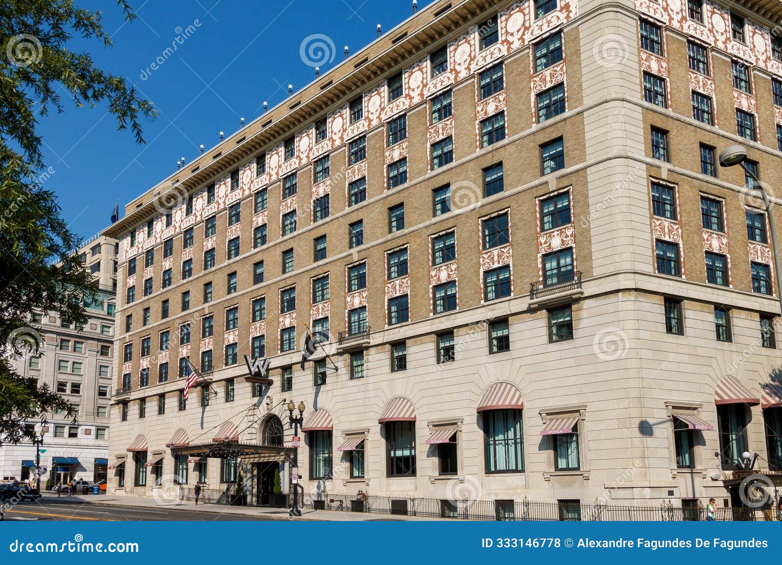 Washington Hotel Historical Building Washington DC, USA Editorial Stock ...