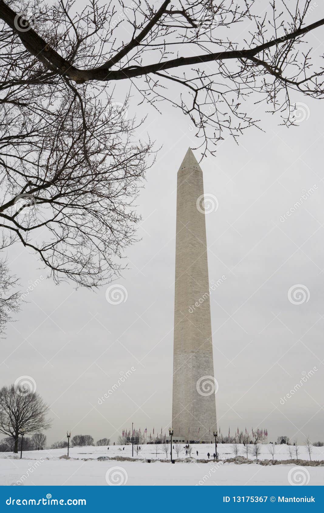 Washington Monument stock image. Image of landmark, side - 13175367