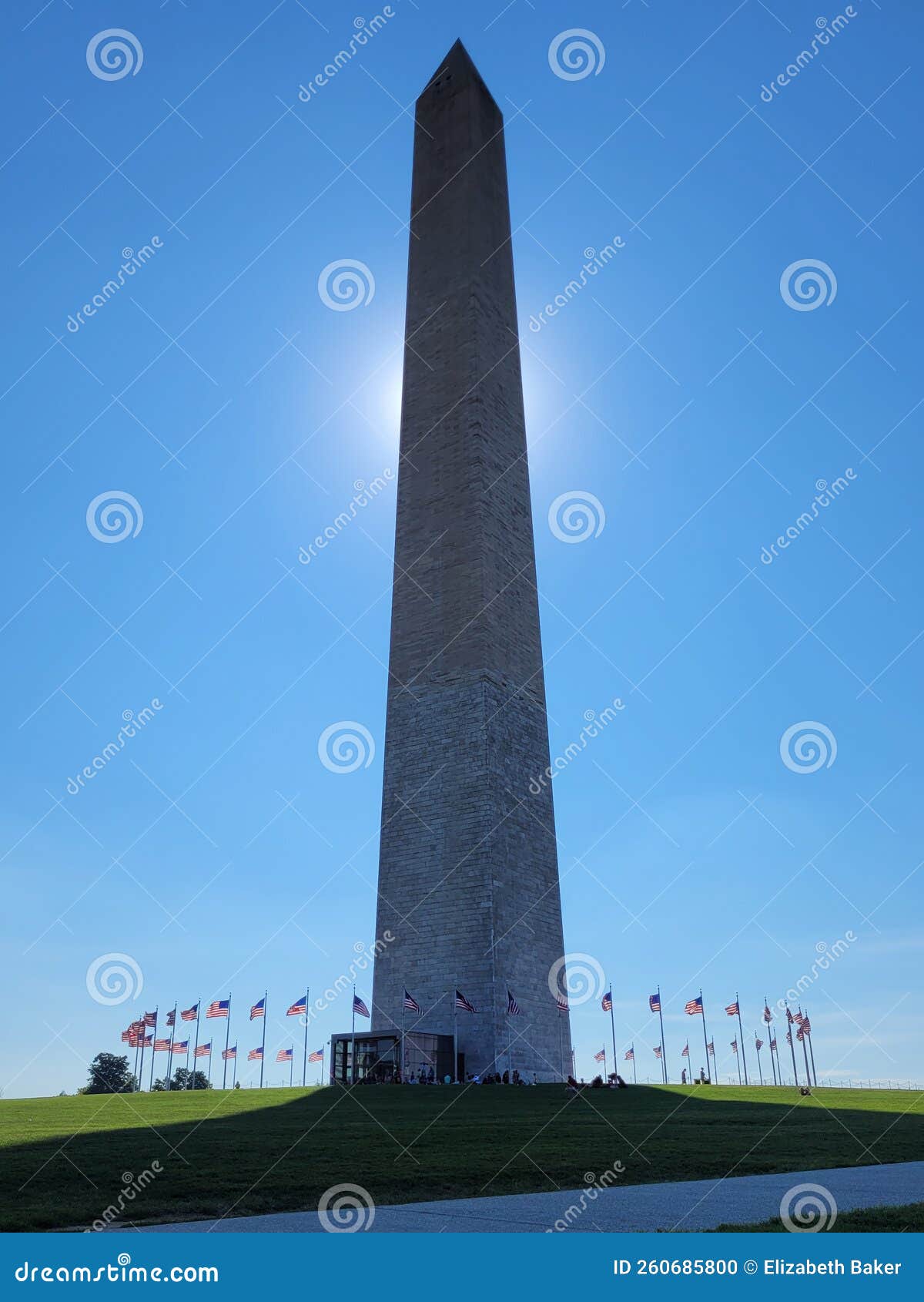 Washington Monument DC Solstice Stock Photo - Image of solstice, wall ...