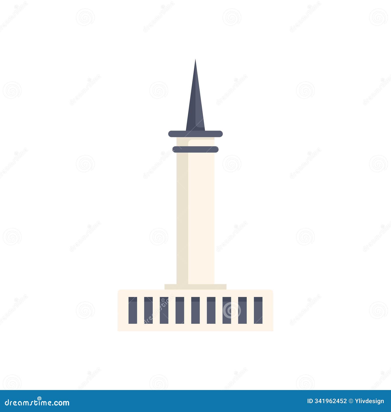 Washington Monument Vector Icon On White Background. Flat Vector ...