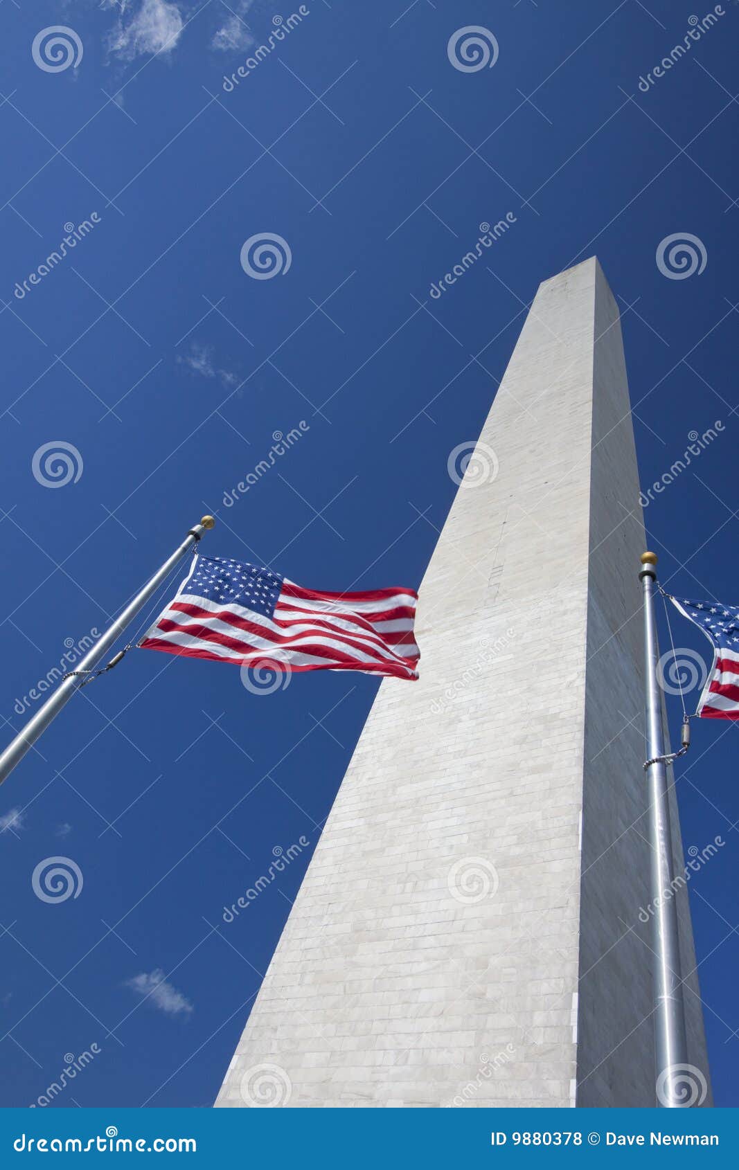 Washington Monument with Flags Stock Photo - Image of states ...