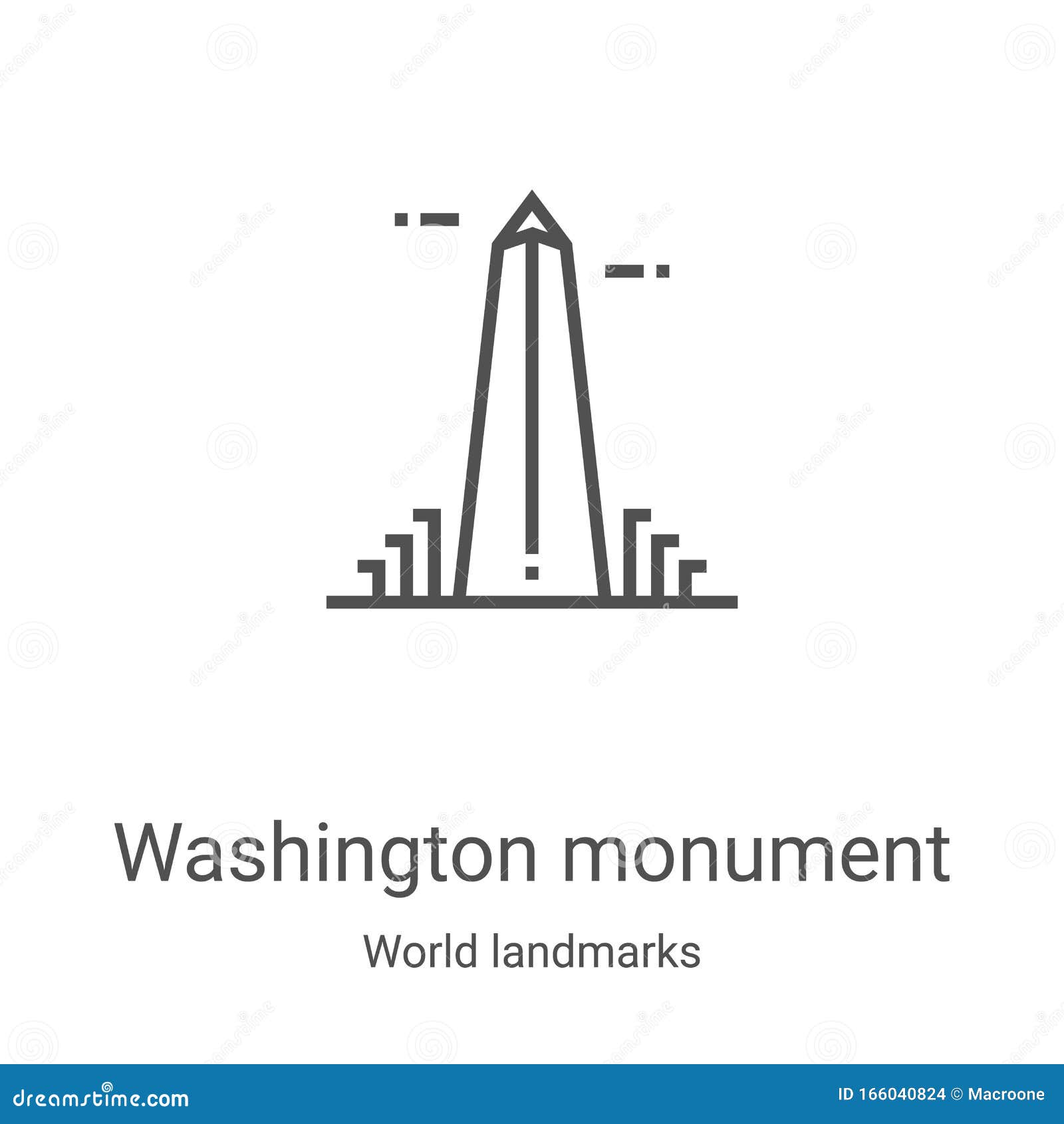 Monument Icon Isometric. Symbol Of Monumental Art. Famous National ...