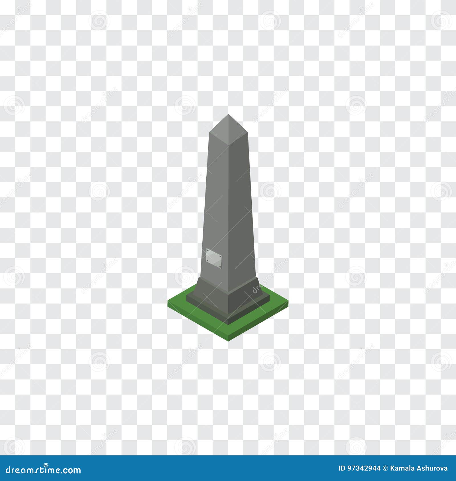Washington Monument Isometric. Dc Memorial Vector Element Can Be Used ...