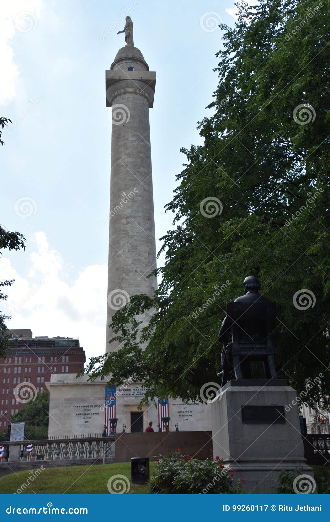Washington Monument in Baltimore, Maryland Editorial Photography ...