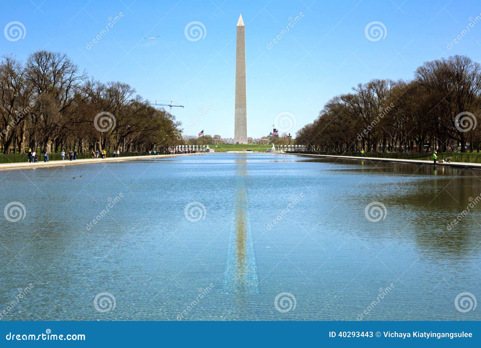 Washington Monument in New Reflecting Pool Editorial Stock Photo ...