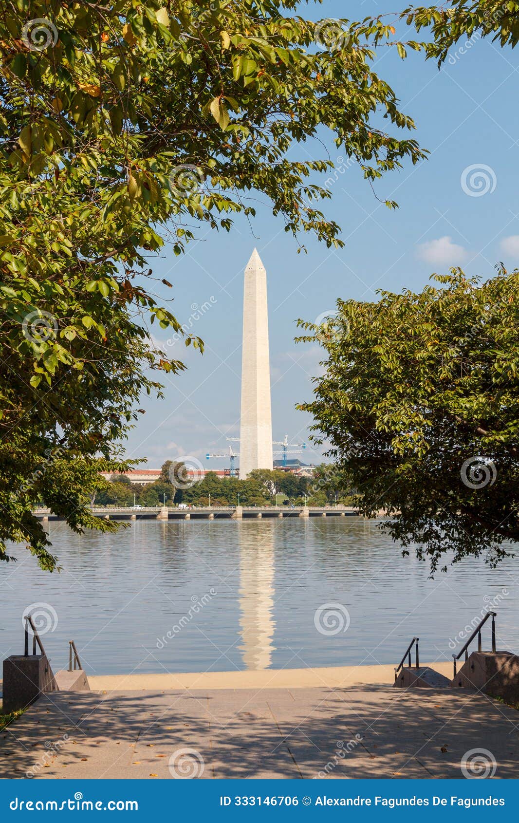 Washington Monument Obelisk Tidal Basin Washington DC, USA Editorial ...