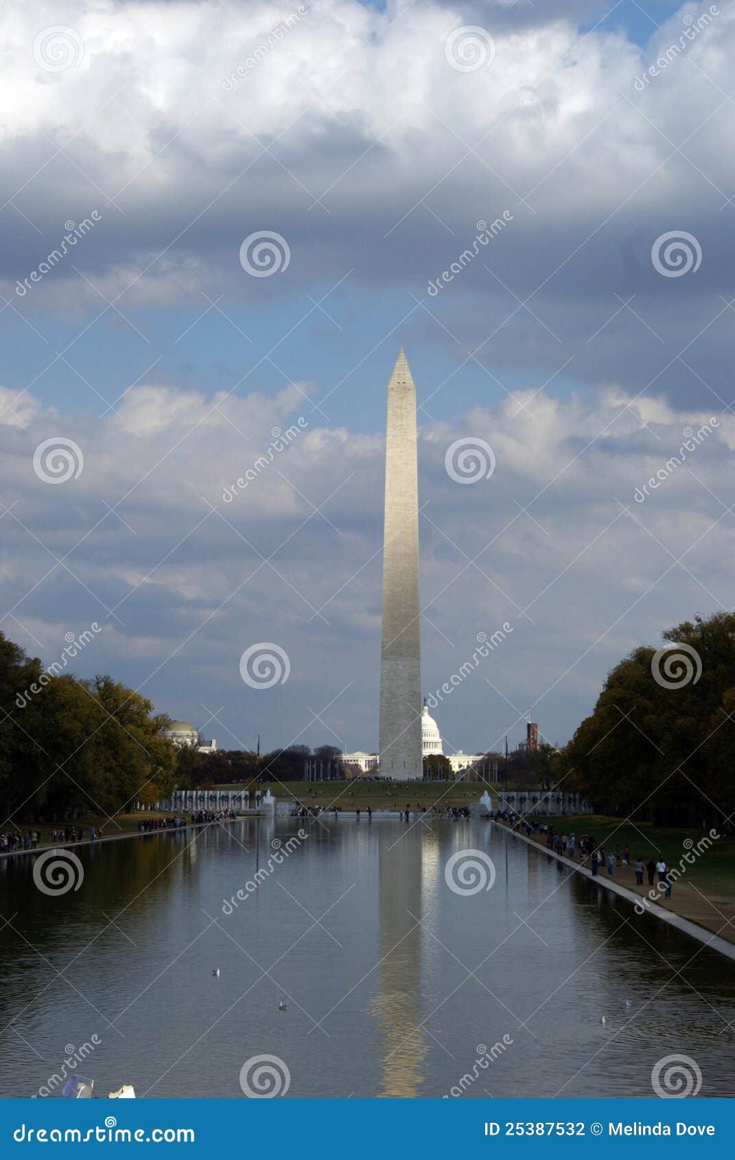 Washington Monument and Reflecting Pool Editorial Photography - Image ...