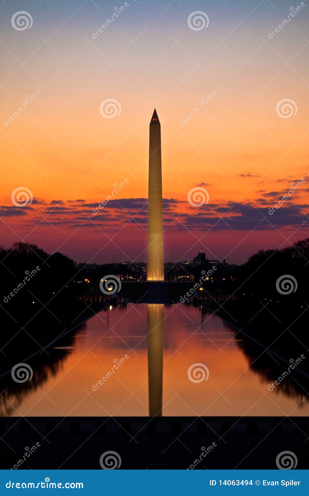 Washington Monument Sunrise Stock Photo - Image of monument ...