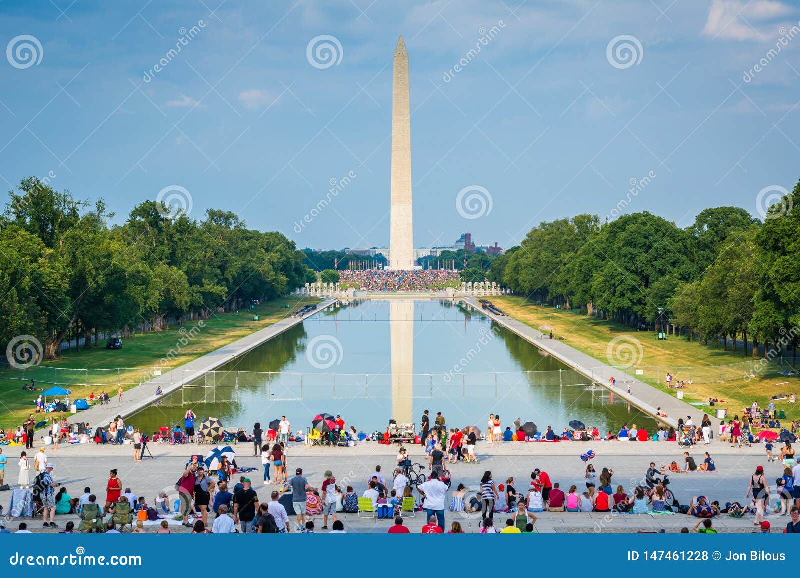The Washington Monument on the 4th of July, in Washington, DC Editorial ...