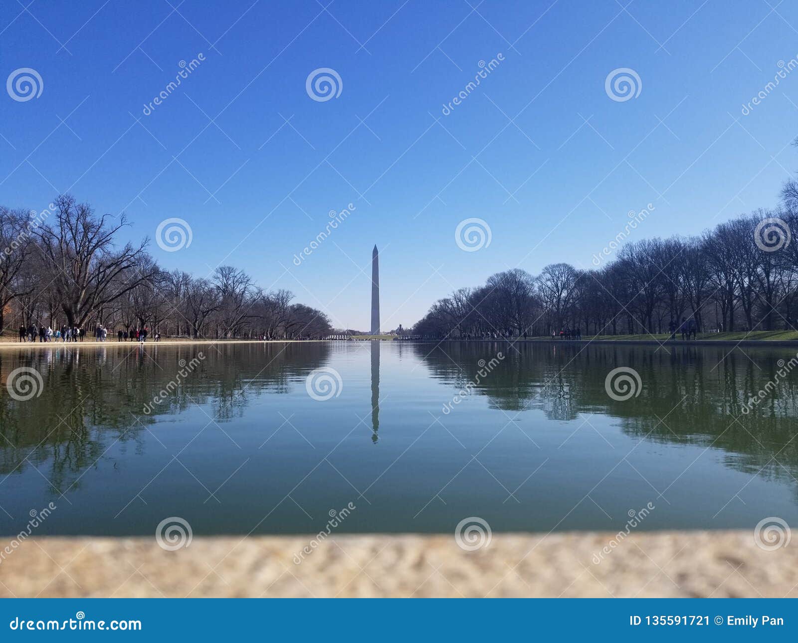 Washington Monument stock image. Image of pool, monument - 135591721