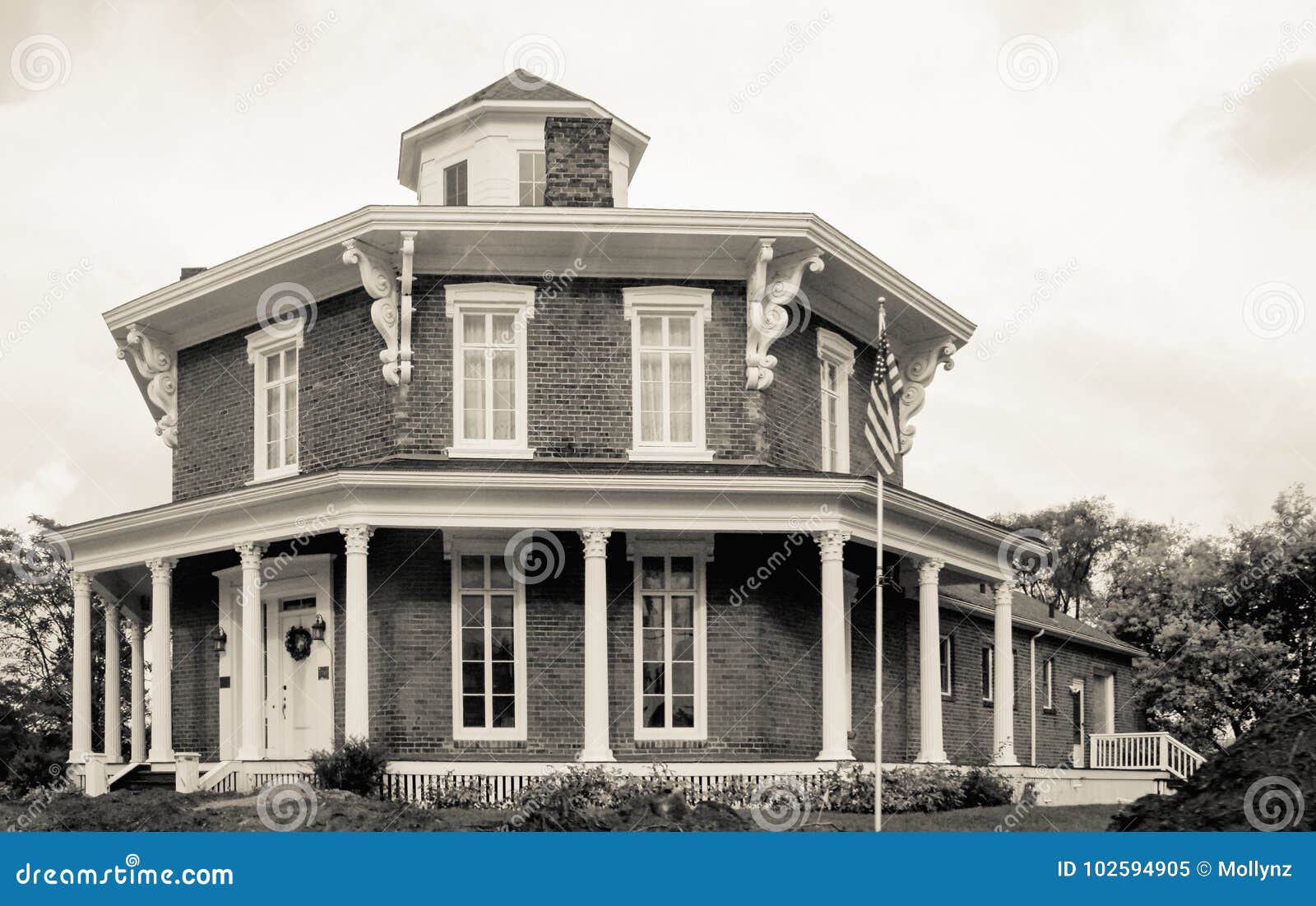 Washington Octagon House image éditorial. Image du construction - 102594905