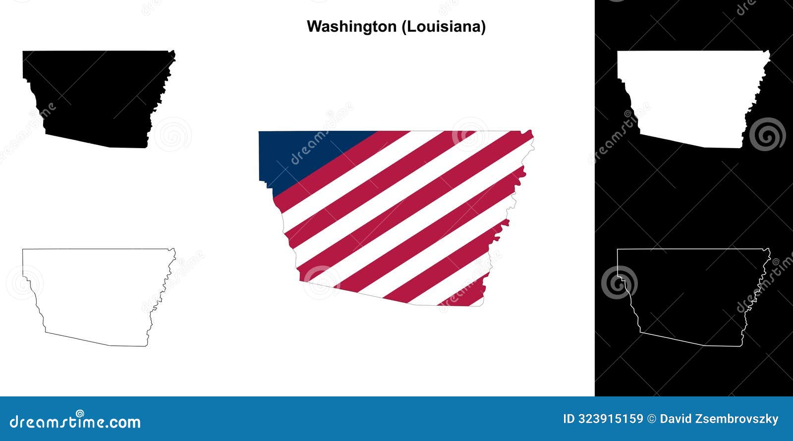 Washington outline map stock illustration. Illustration of louisiana ...
