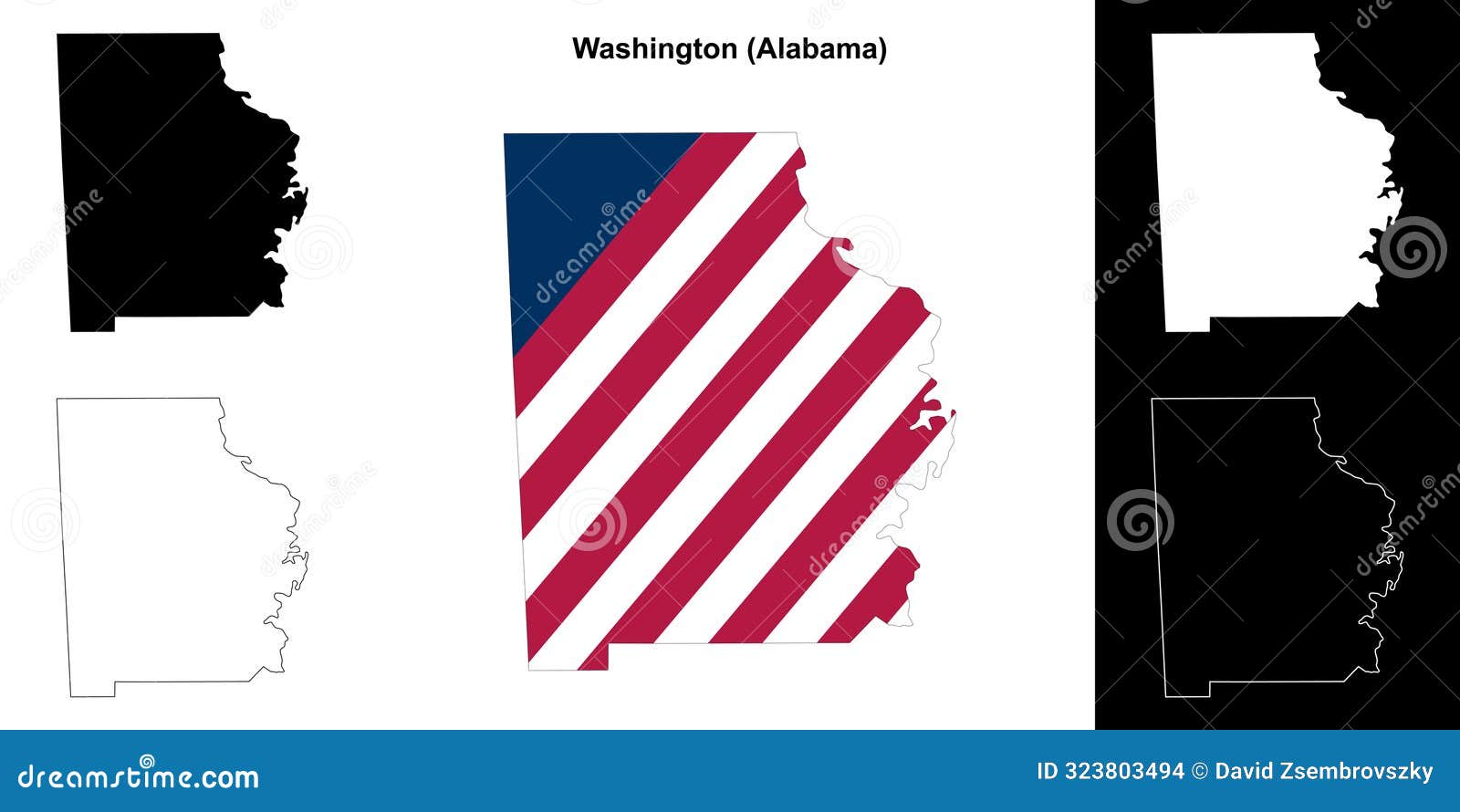 Washington outline map stock illustration. Illustration of washington ...