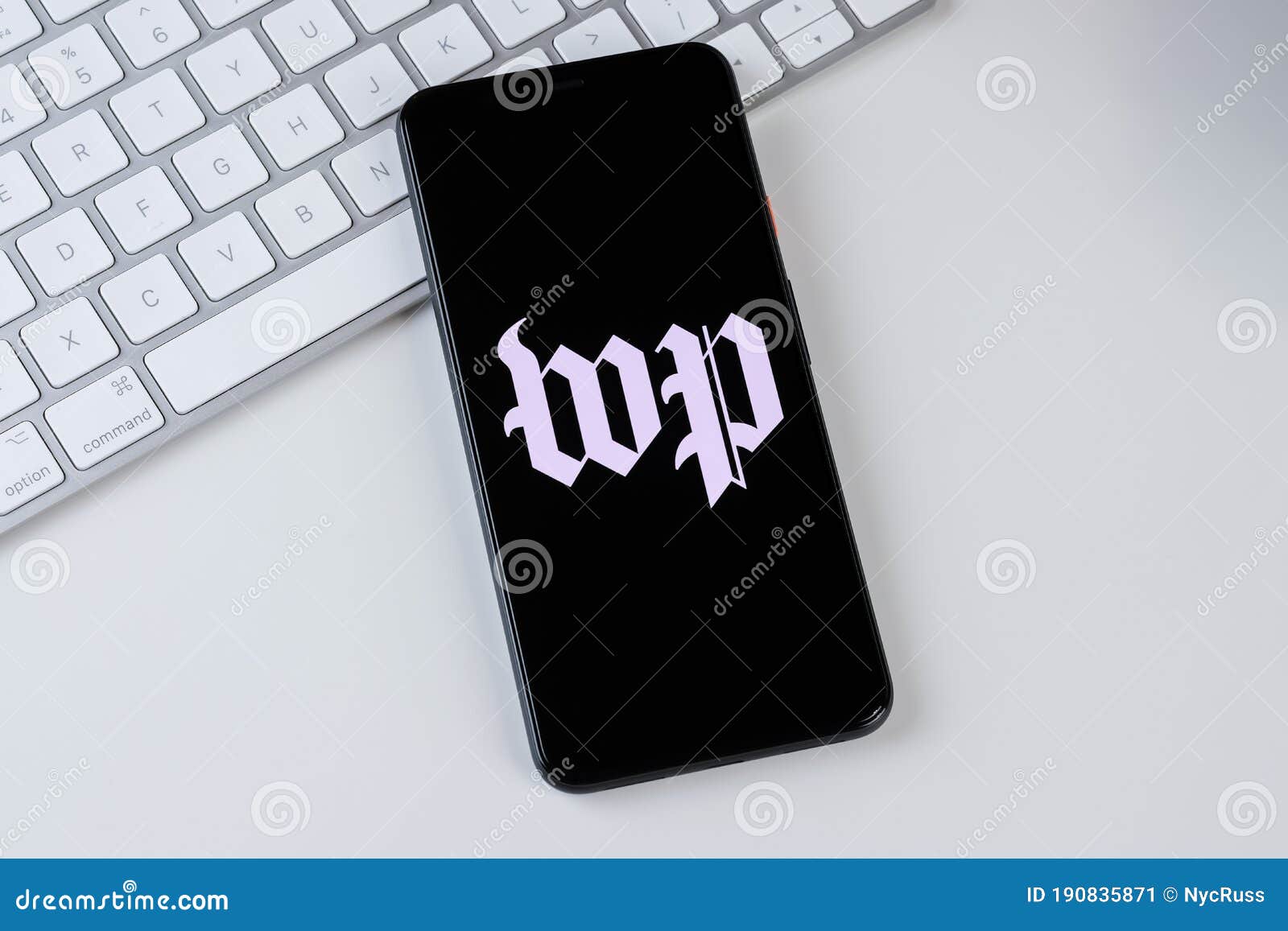 The Washington Post App Logo on a Smartphone Screen. Editorial Photo ...