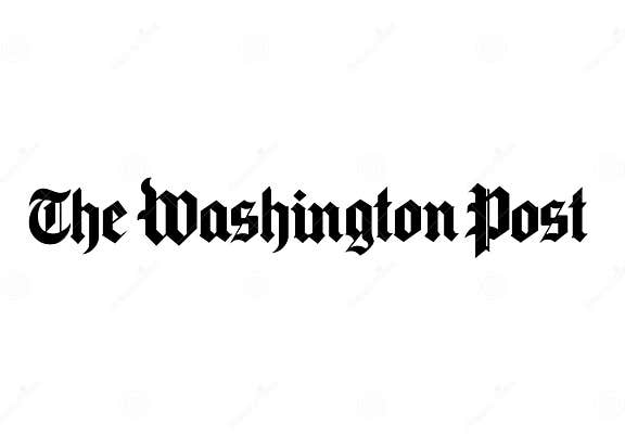 The Washington Post Logo editorial photography. Illustration of times ...