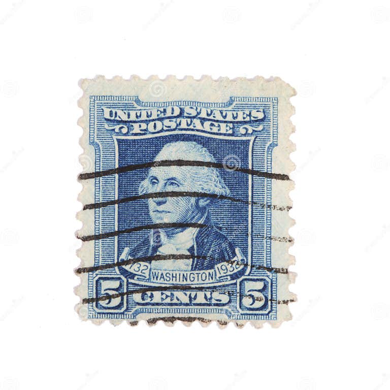 Washington Postage Stamp 1932 Editorial Photo - Image of nation ...