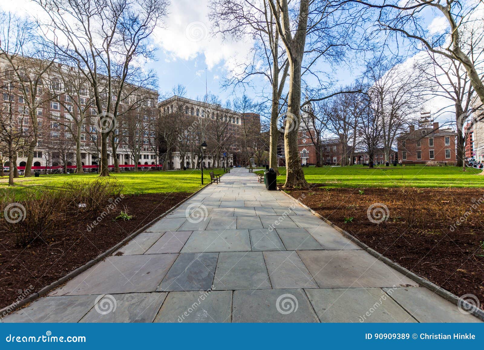 Washington Square in Philadelphia Pennsylvania in Spring Editorial ...