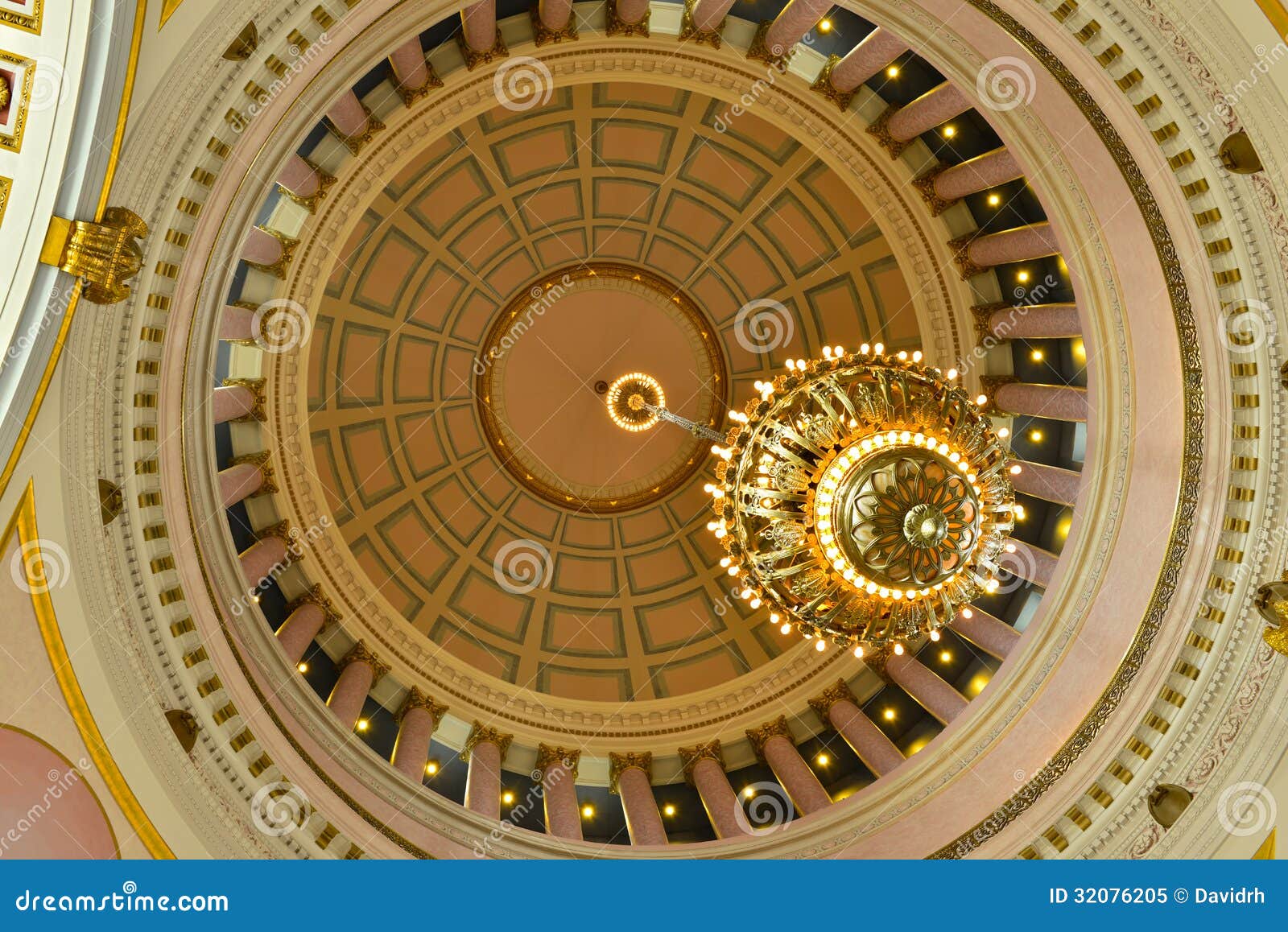 Washington State Capitol Interior Dome Et Lustre Image stock - Image du ...