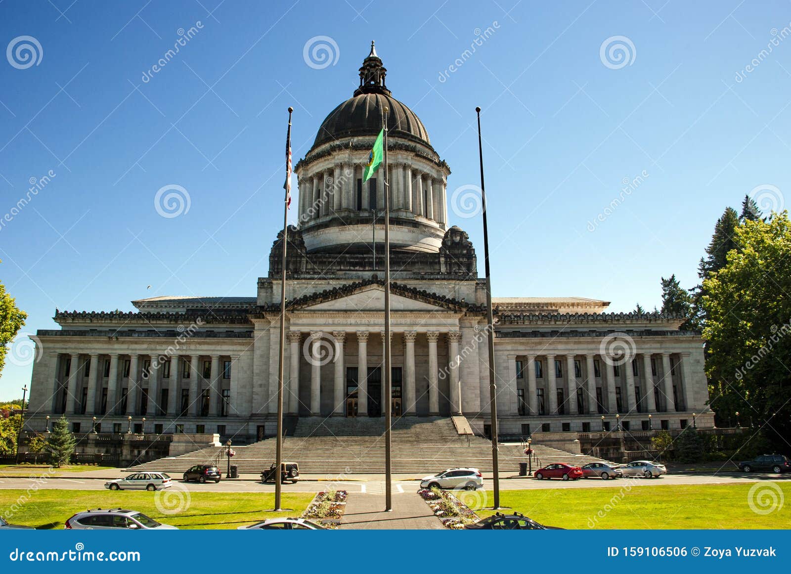 The Washington State Capitol or Legislative Building in Olympia Stock ... The Washington State Capitol or Legislative Building in Olympia Stock ...