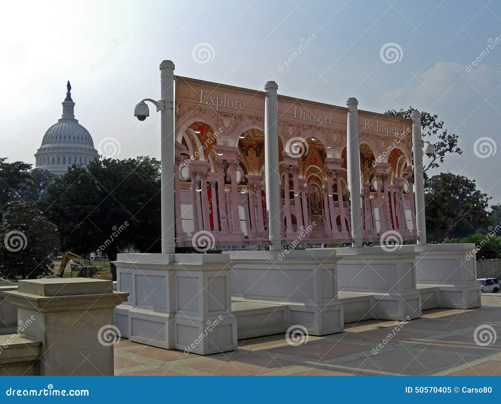Washington State Capitol with View from the Library of Congress in ...