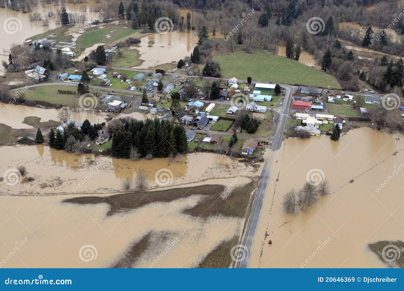 Washington State Flood stock image. Image of seattle - 20646369