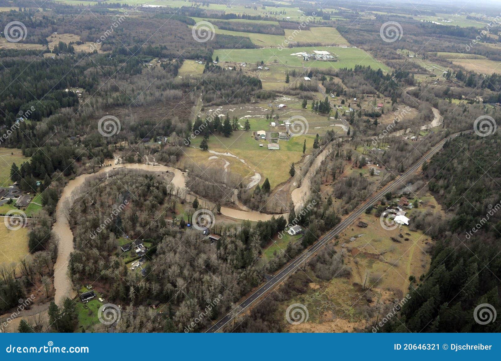 Washington State Rural Scene Stock Image - Image of river, washington ...